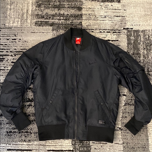 Nike | Jackets & Coats | Mens Nike Air Force Af1 Bomber Jacket Medium ...